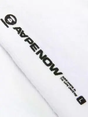 AAPE BY *A BATHING APE Aapenow Embroidered-logo Socks