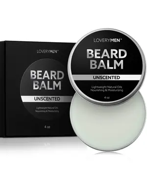LOVERY Unscented Beard Balm 4 Oz - Black