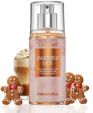 LOVERY Gingerbread Latte Body Mist Spray