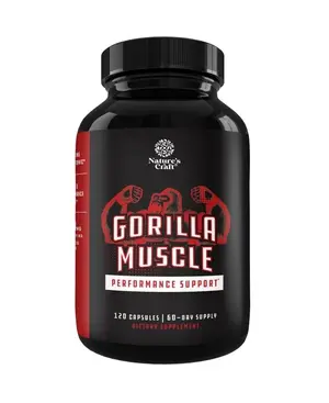 NATURE'S CRAFT Gorilla Muscle Herbal Supplement For With Goat Weed - No Color