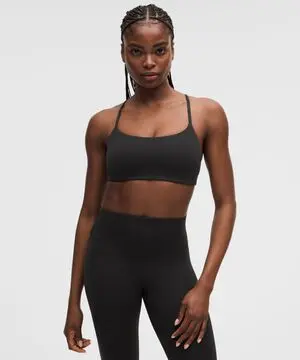 Lululemon Wunder Train Strappy Racer Bra - Black