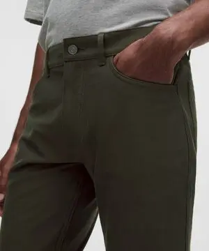 Lululemon Easyfive Slim-straight Pant 32l - Deep Forest