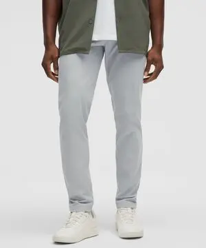 Lululemon Abc Slim-fit Trouser 37l Silver Drop