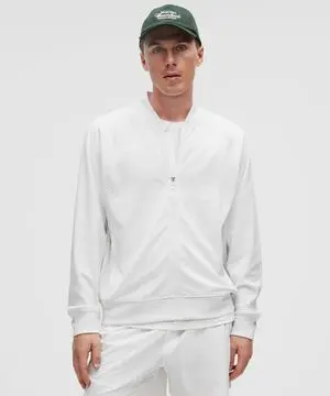 Lululemon Engineered Knit Mesh Tennis Jacket - White
