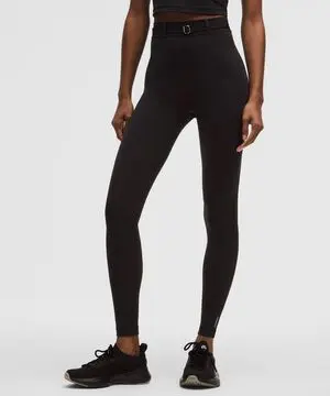 Lululemon Everlux Super-high-rise Belted Tight 28 - Black
