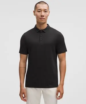 Lululemon Evolution Short-sleeve Polo Shirt Black