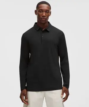 Lululemon Evolution Long-sleeve Polo Shirt - Black