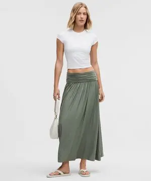 Lululemon 2-in-1 Maxi Dress - Willow Leaf