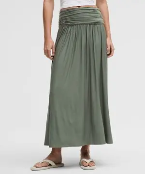 Lululemon 2-in-1 Maxi Dress - Willow Leaf