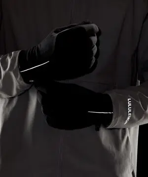 Lululemon Fast And Free Fleece Running Gloves