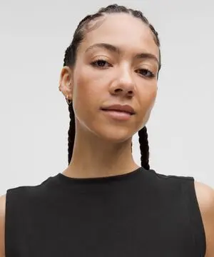 Lululemon All Yours Organic Cotton-blend Tank Top - Black
