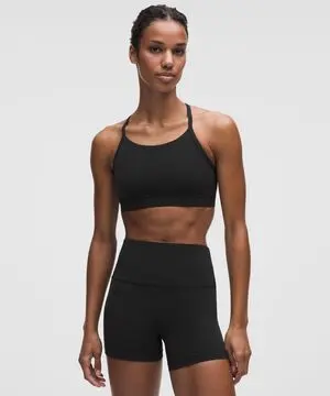 Lululemon Flow Y Mid-support Bra - Black