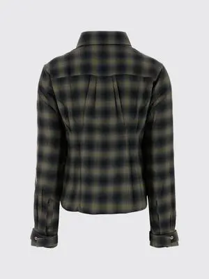 Our Legacy Check Slim Fit Cotton And Wool Shirt With Classic Collar - Multicolor