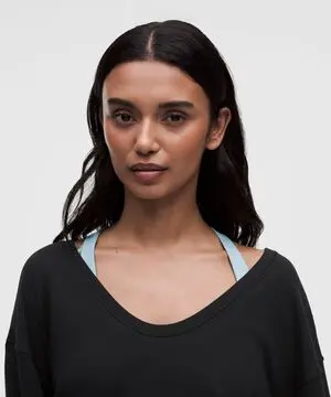 Lululemon Becalm Scoop-neck Pullover - Black