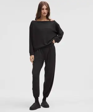 Lululemon Becalm Oversized Mid-rise Pant - Black
