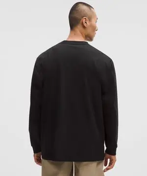 Lululemon Heavyweight Cotton Jersey Long-sleeve Shirt - Black