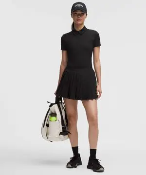 Lululemon High-rise Pleated Tennis Skirt - Black
