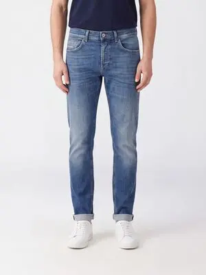 DONDUP Five-pocket Skinny Fit Stretch Denim Jeans With A Slim Fit - Blue