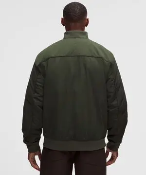 Lululemon Collegiate Bomber Jacket - Deep Forest