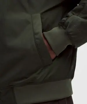 Lululemon Collegiate Bomber Jacket - Deep Forest