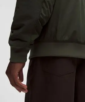 Lululemon Collegiate Bomber Jacket - Deep Forest