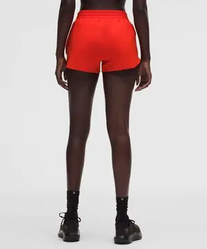 Lululemon Hotty Hot High-rise Lined Short 2.5 - Cherry Ember
