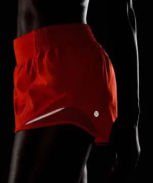 Lululemon Hotty Hot High-rise Lined Short 2.5 - Cherry Ember