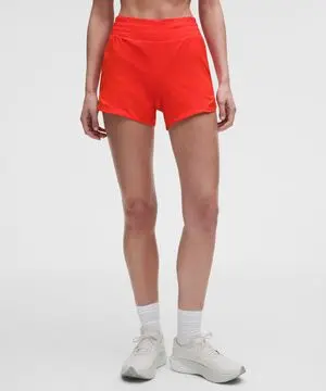 Lululemon Hotty Hot High-rise Lined Short 4 - Cherry Ember