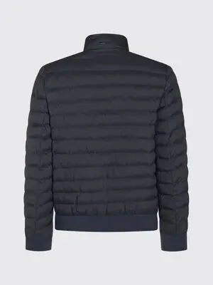 Herno Quilted Waterproof Technical Fabric Puffer Jacket With High Neck