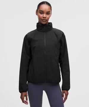 Lululemon Insulated Back-vent Running Jacket - Black