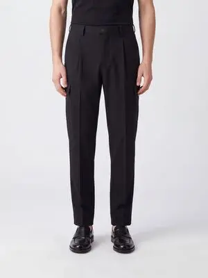 Herno Straight-leg Nylon Cargo Trousers With Side Pockets