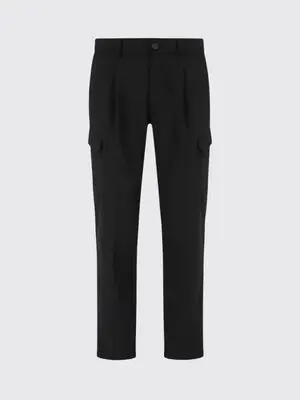 Herno Straight-leg Nylon Cargo Trousers With Side Pockets