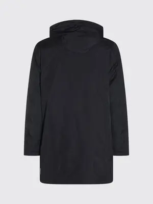 Herno Knee-length Polyester Parka With Hood And Down Padding