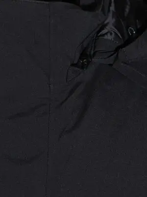 Herno Knee-length Polyester Parka With Hood And Down Padding
