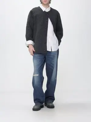 Our Legacy Virgin Wool Blend Cardigan With Button Closure