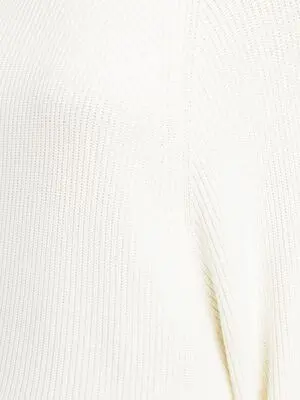 TWINSET Wool Blend Mock Neck Jumper With Dropped Shoulders