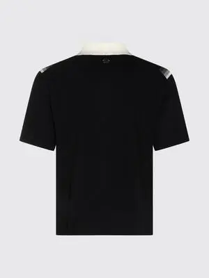 Amiri Short-sleeved Knit Wool Shirt With Abstract Pattern