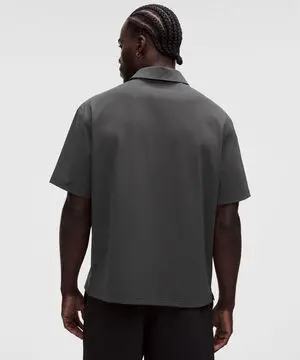 Lululemon Daydrift Oversized Zip-neck Polo Shirt - Graphite Grey