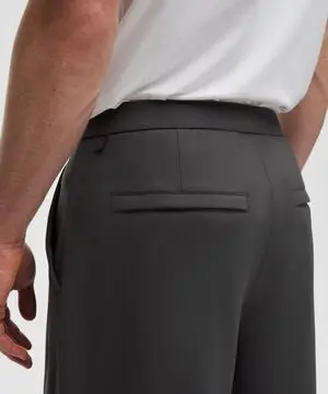 Lululemon Daydrift Relaxed-fit Pleated Trouser Shorter - Graphite Grey