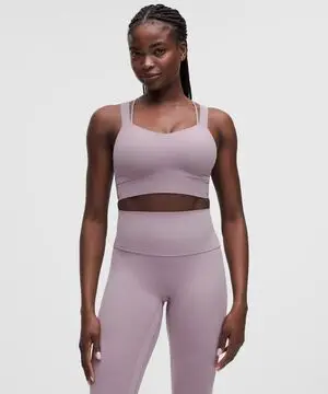 Lululemon Like A Cloud Longline Bra - Shallot