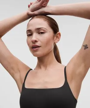 Lululemon Like A Cloud Spaghetti-strap Bra - Black