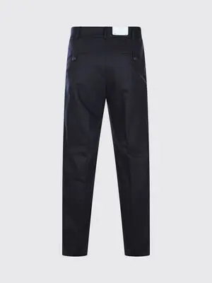 Eleventy Slim-fit Wool And Cashmere Chino Trousers - Blue