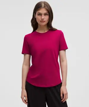 Lululemon Love Crewneck T-shirt - Berry Rumble