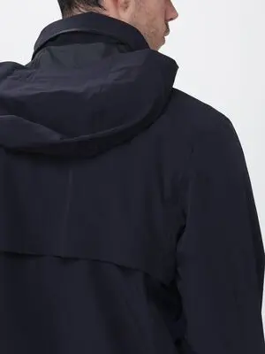 Paul Smith Technical Fabric Windbreaker Jacket With High Neck And Zip Closure