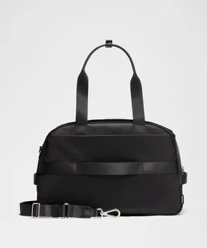Lululemon City Essentials Duffle Bag 28l - Black/silver