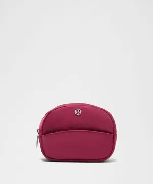 Lululemon City Essentials Pouch - Raspberry Rave/silver