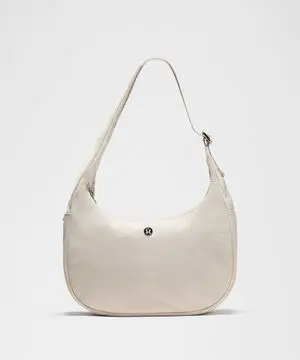 Lululemon City Essentials Shoulder Bag 4l - Light Ivory/silver