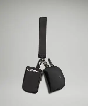 Lululemon Dual Pouch Wristlet - Black