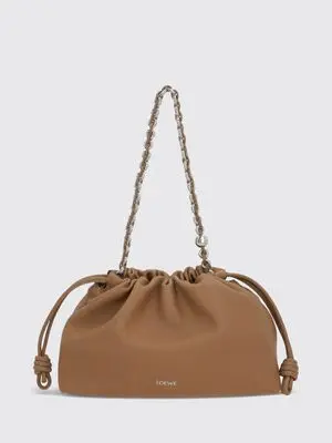 Loewe Flamenco Woven Handle Lamb Nappa Shoulder Bag