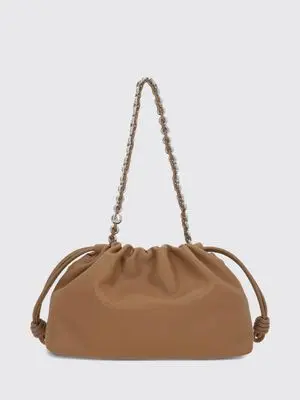 Loewe Flamenco Woven Handle Lamb Nappa Shoulder Bag